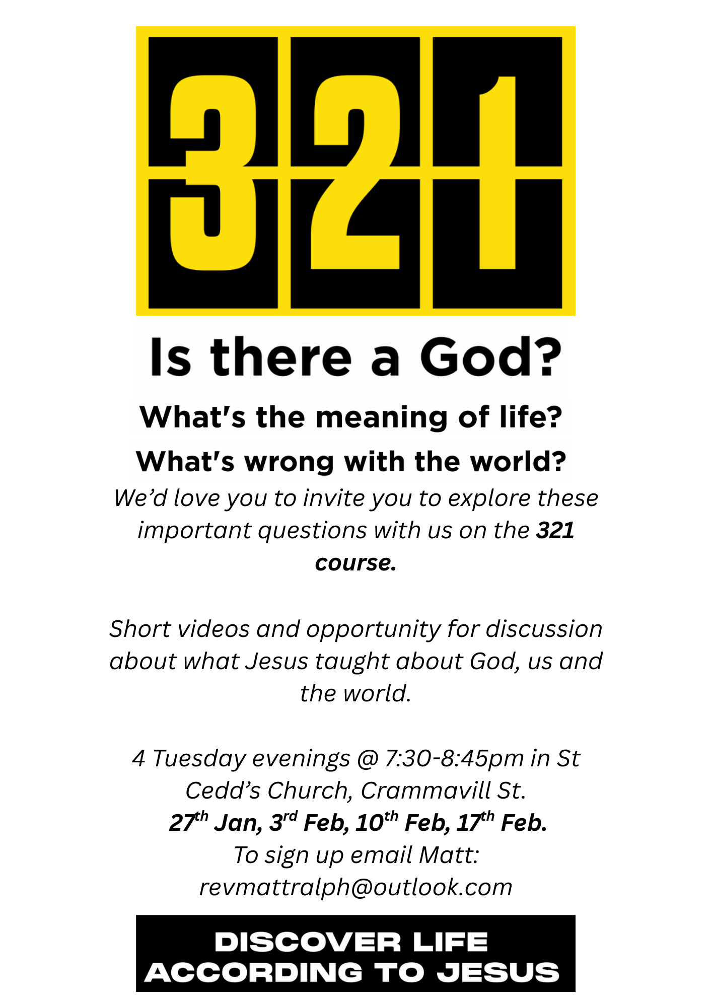 3-2-1 Exploring the Christian Faith - News - St Mary's, North Stifford ...