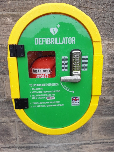 Defibrillator at St Andrew's - News - St Andrew - A Church Near You