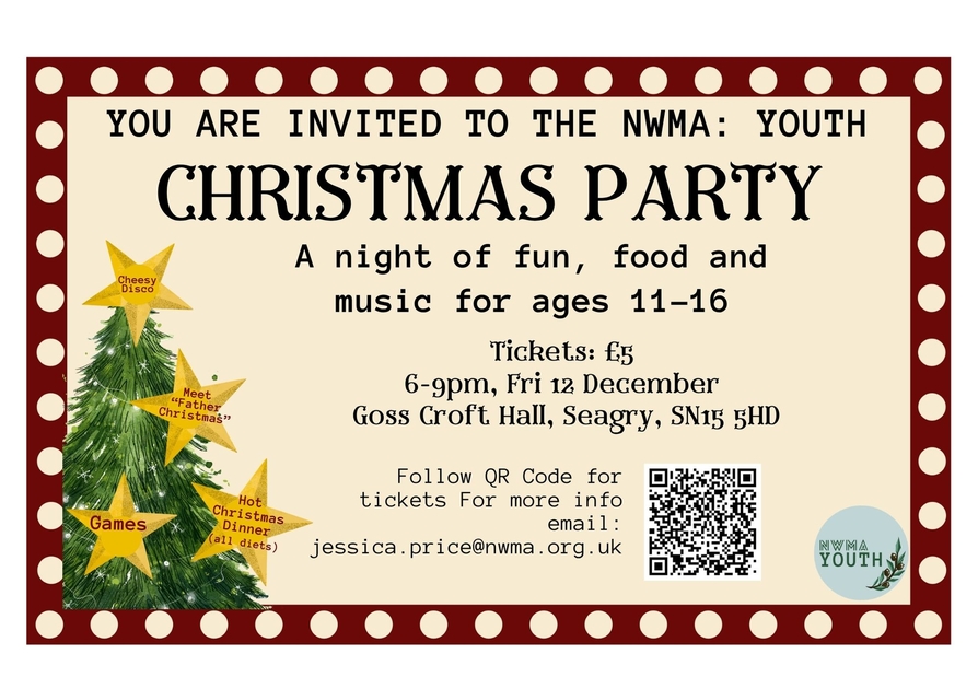NWMA Youth Christmas Party - Friday 12 December 2025, 6pm-9pm - News ...
