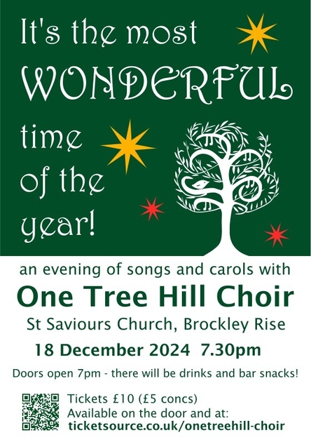 One Tree Hill Choir Christmas Concert - News - St. Saviour's, Brockley ...
