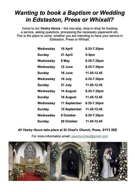 New one-stop shop for booking weddings and baptisms - News - St Mary's ...