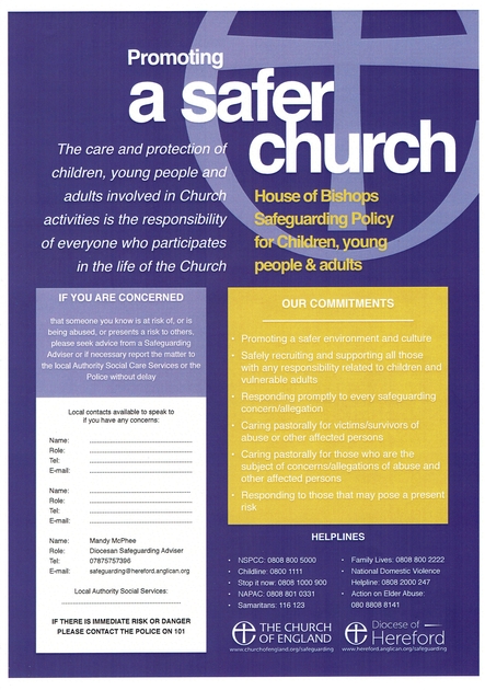 Safeguarding - News - Annscroft: Christ Church - A Church Near You