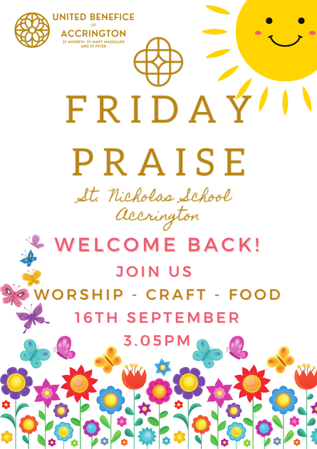 Friday Praise is Back! - News - St Mary Magdalen, Accrington - A Church ...
