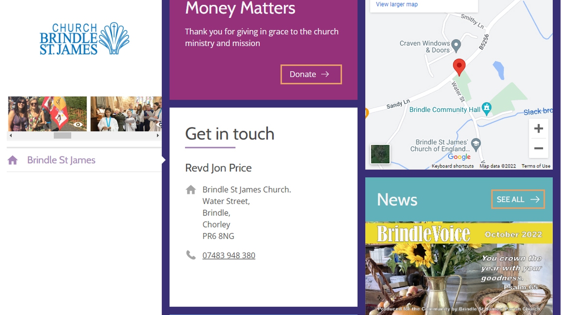Welcome to worship during October 2022 - News - Brindle St James - A ...