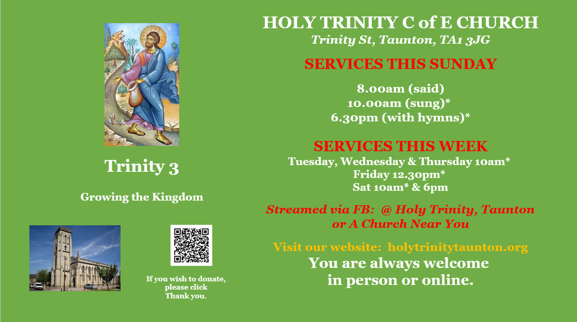 News - w.c. 16/06/2024 - News - Holy Trinity - A Church Near You