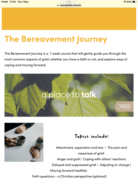 Bereavement support group - News - St Andrew's, South Warnborough - A ...