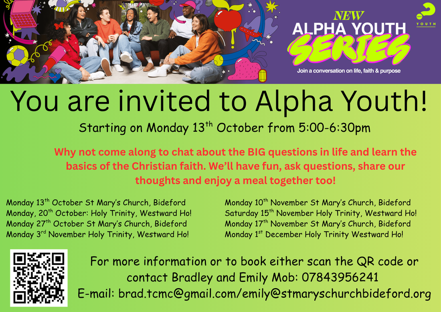 Alpha Youth - News - St Margaret's Church, Northam - A Church Near You