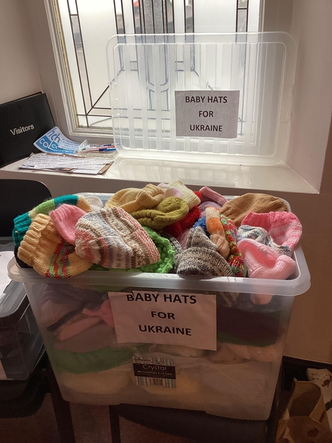 253 baby hats and 2 blankets made for Ukrainian Babies - News - All ...