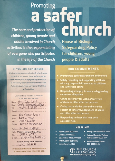 Safeguarding - News - St Mary the Virgin - A Church Near You