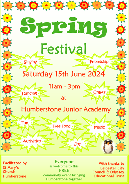Spring Festival 2024 - News - St Mary's and St Barnabas, Humberstone ...