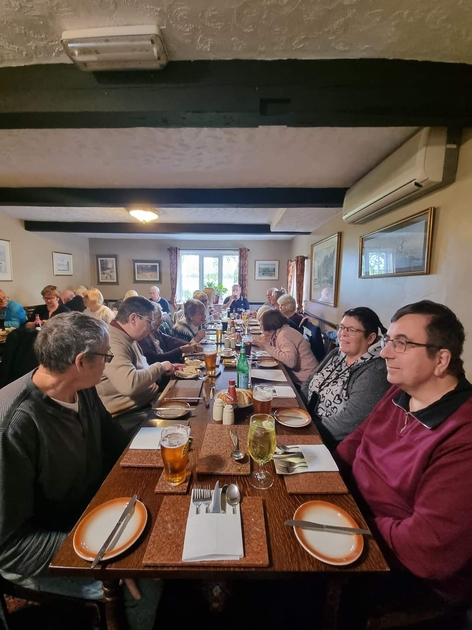 St Paul's Harvest Sunday lunch with the Timmerlah exchange visitors ...