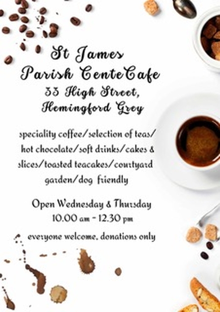 Drop in coffee morning at St James Parish Centre - News - Hemingford ...