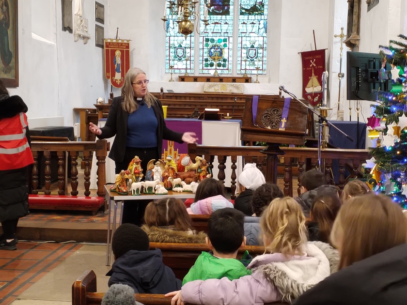Manor School Christmas Visit - News - Swanscombe: St Peter & St Paul ...