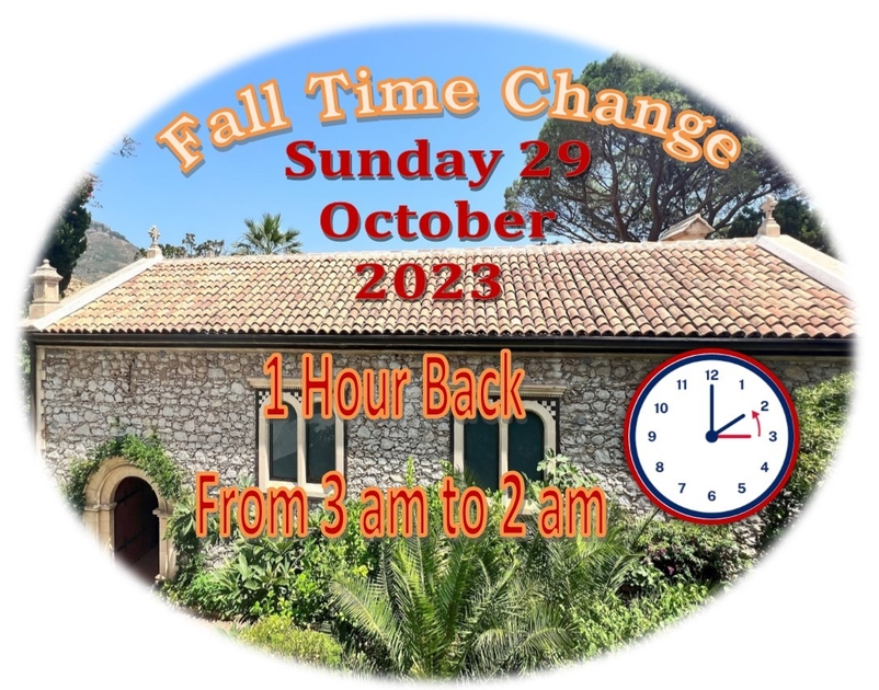 Time Change - Sunday 29 October 2023 - News - St. George's Church ...