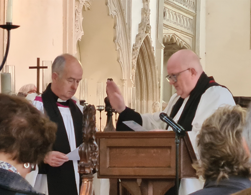 Revd John McCracken licensed as Rural Dean of Hartismere and Hoxne ...