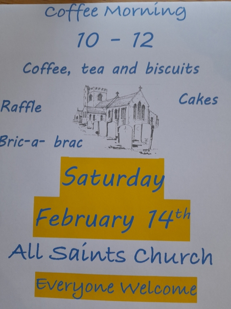 All Saints Coffee morning - News - Thropton: St Andrew - A Church Near You