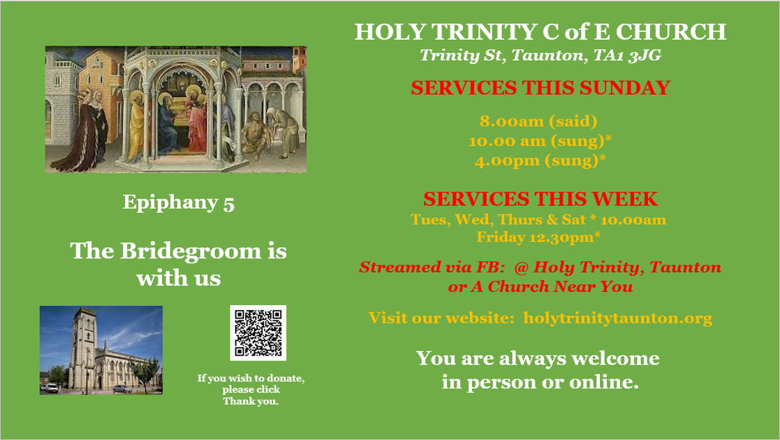 News - w.c. 04/02/2024 - News - Holy Trinity - A Church Near You