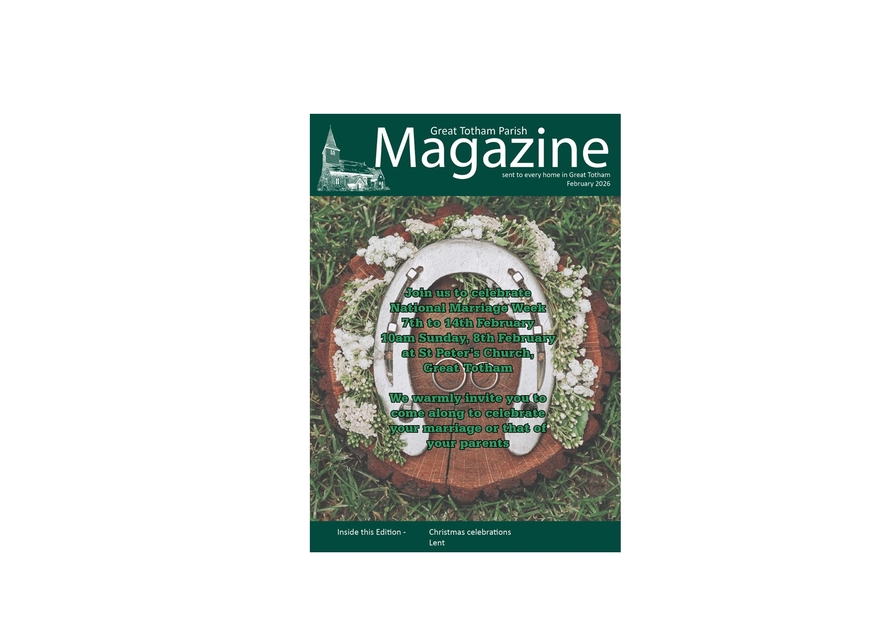 St. Peter's Parish Magazine - February 2026 - News - Great Totham: St ...