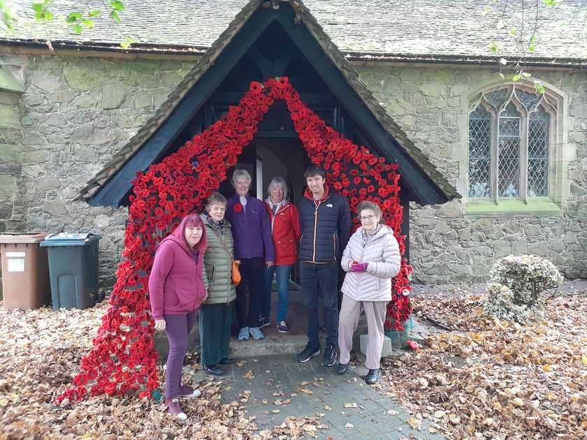 Poppy Display in Place for Remembrance Service - News - St Giles ...