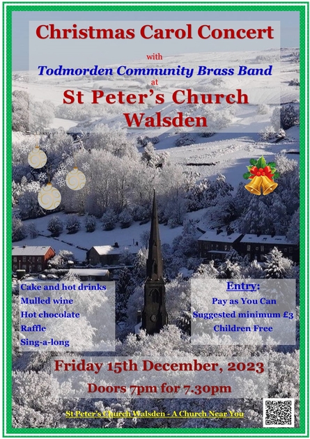 Tod Community Brass Band Visit - News - St Peter’s Church Walsden - A ...