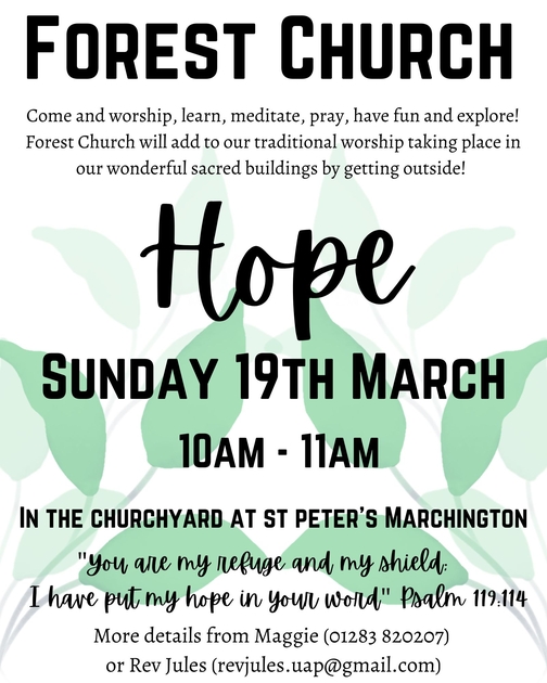 Forest Church launches! - News - Marchington St.Peter - A Church Near You