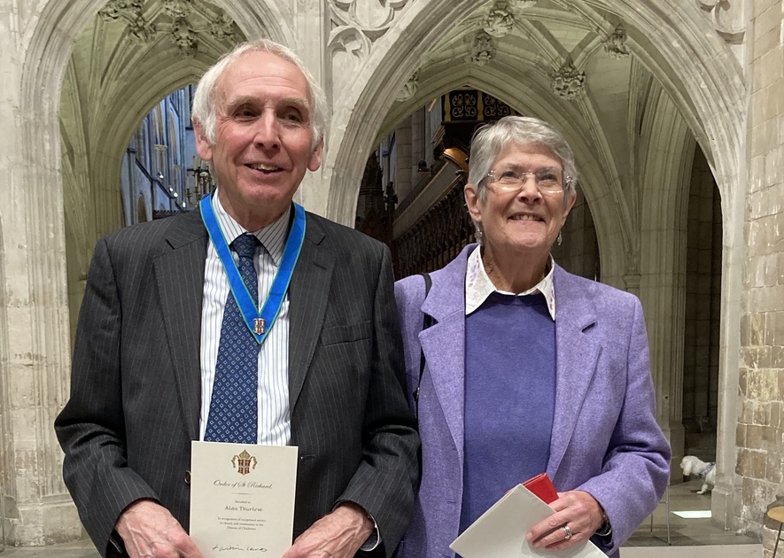 Alan Thurlow presented with the Order of St Richard - News - St George ...