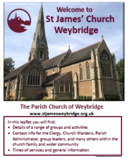 Welcome Leaflet 2026 - News - St James' Church, Weybridge - A Church ...