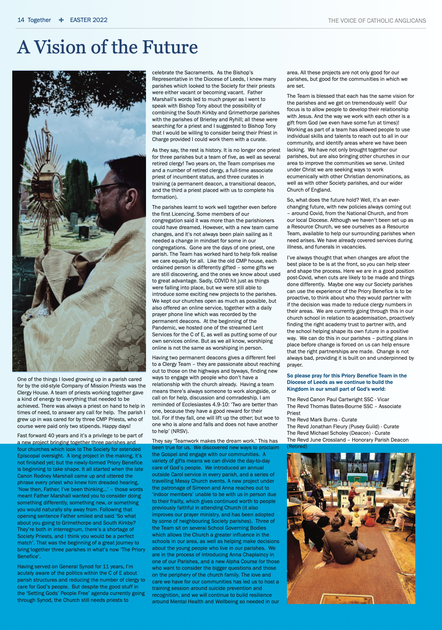 A Vision of the Future - News - St James the Great, Ryhill, Havercroft ...