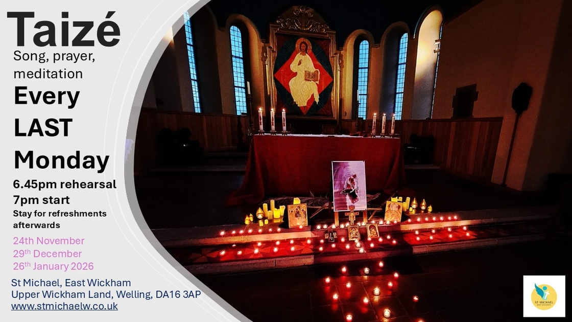 Taizé-style evening on Monday 24th November at St Michael's - News ...