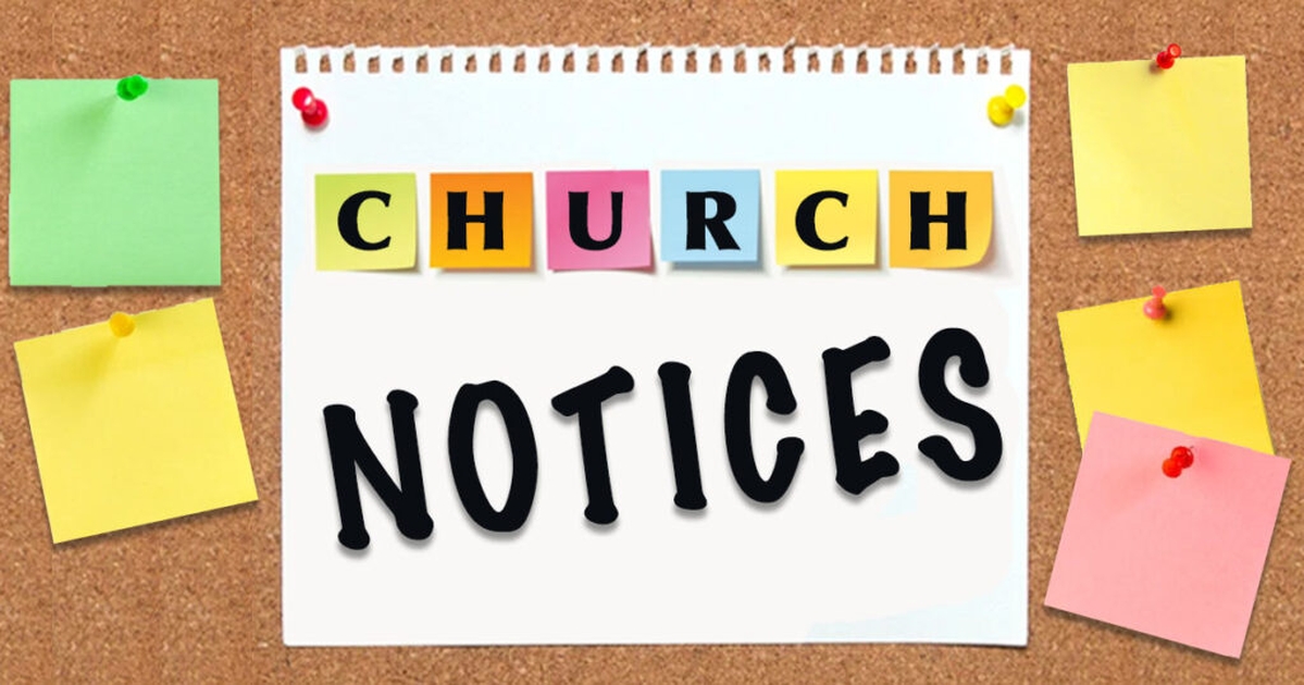 Notice Sheet for Sunday 16th June 2024 - News - St Mary the Virgin ...