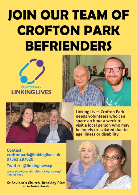 LINKING LIVES IN CROFTON PARK BEFRIENDING PROJECT - News - St. Saviour ...
