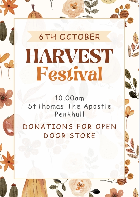 Harvest Festival - News - Thomas the Apostle, Penkhull - A Church Near You