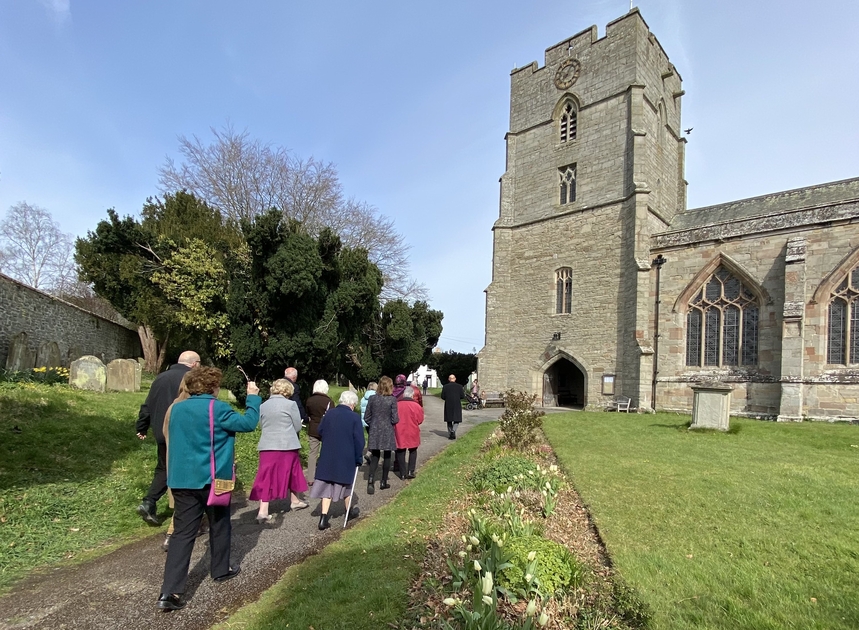 Palm Sunday service in the Presteigne Group of Parishes 24 March - News ...