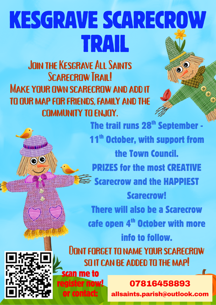 KESGRAVE SCARECROW TRAIL & SCARECROW CAFÉ - News - All Saints Church ...
