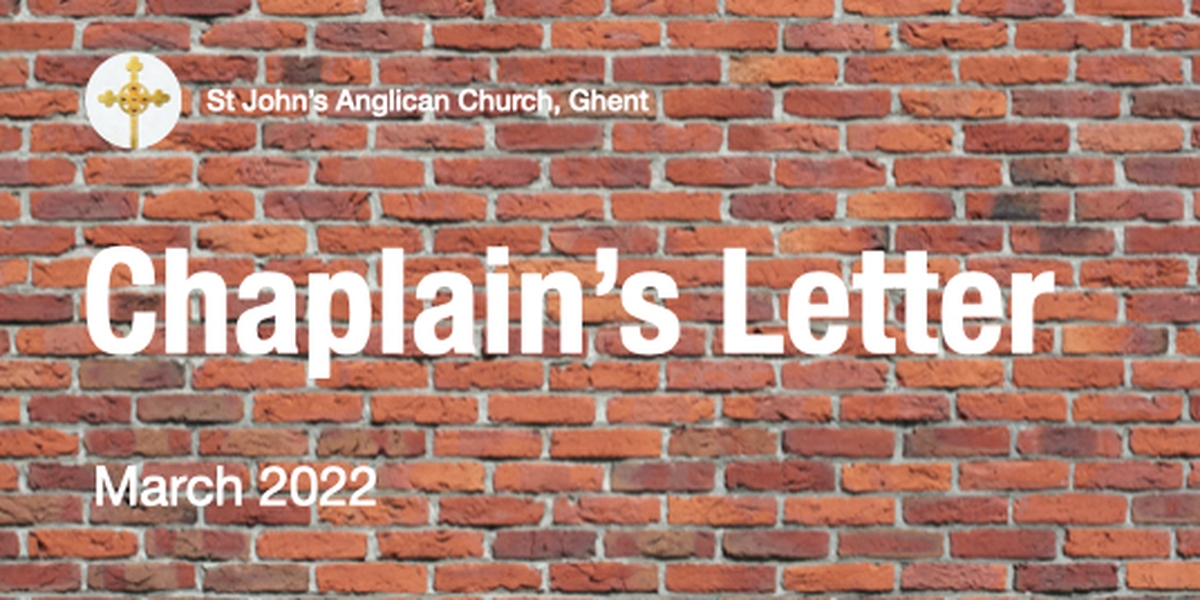 Chaplain's Letter - News - St John's Anglican Church, Ghent - A Church ...