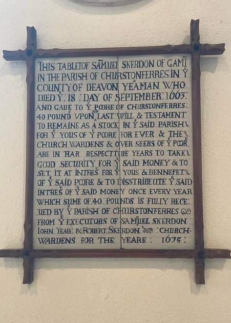 The Skerdon Tablet - News - St Mary the Virgin, Churston - A Church ...