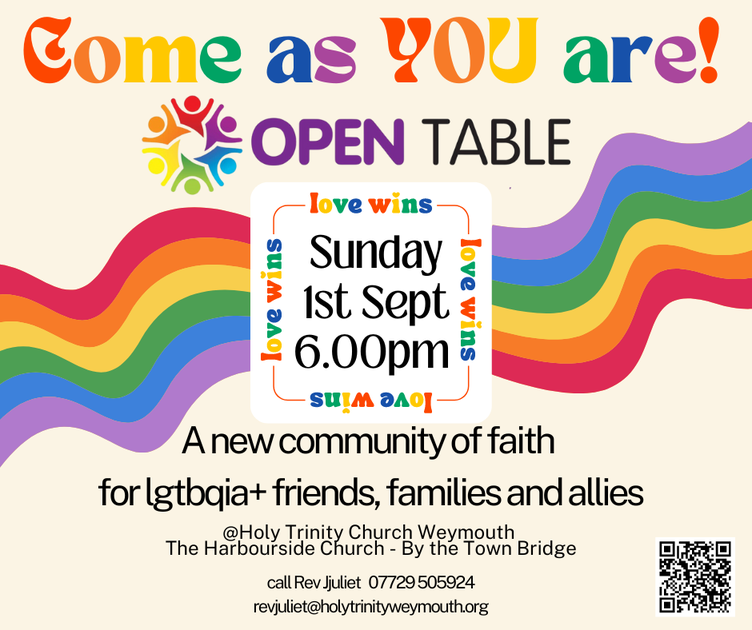 OPEN TABLE COMES TO WEYMOUTH - News - Holy Trinity Weymouth - The ...