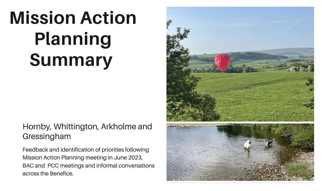 Mission Action Planning - News - Gressingham St John the Evangelist - A ...