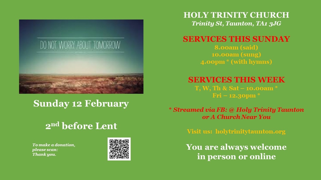 Pew Sheet & Notices w.c. 12/02/23 - News - Holy Trinity - A Church Near You