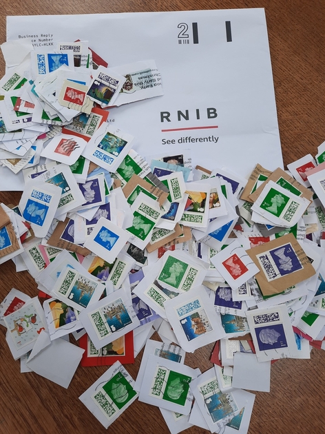 Support RNIB by Saving Your Used Stamps - News - St Hilda's, Warley ...