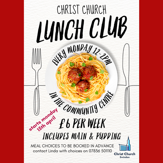 New Christ Church Lunch Club - News - Christ Church, Swindon - A Church ...