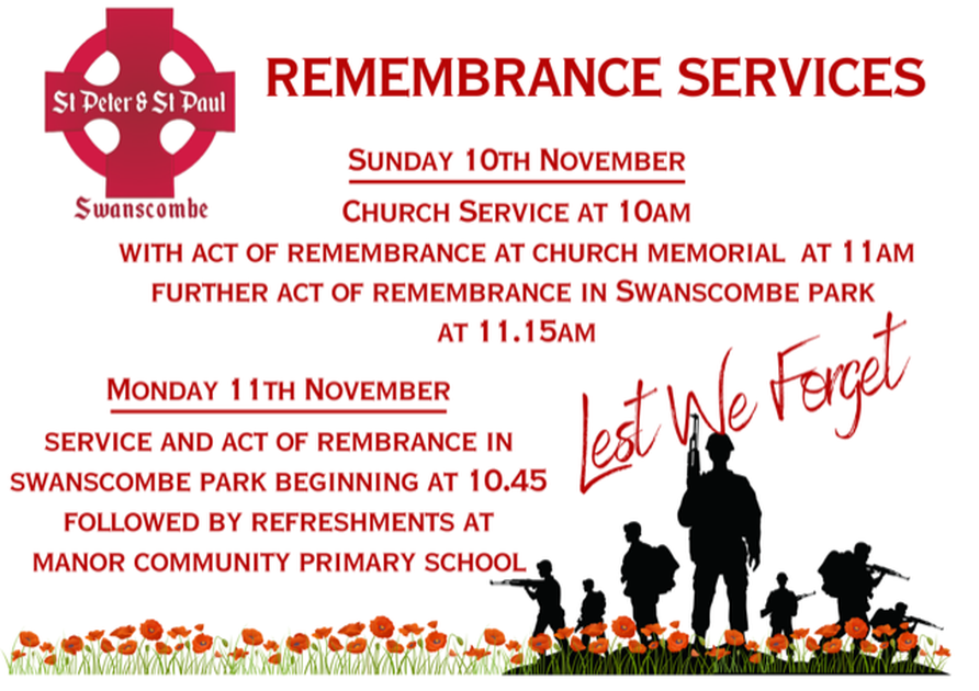 Remembrance Sunday - News - Swanscombe: St Peter & St Paul - A Church ...