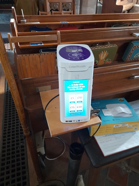 Digital Giving Device now installed at All Saints Church - News - All ...