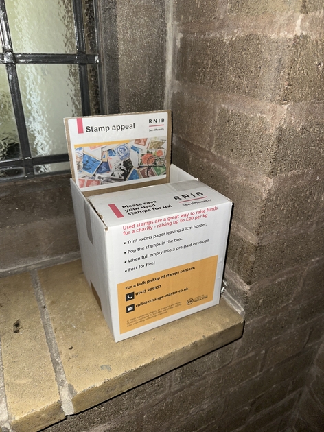 Collecting Used Stamps to Support the RNIB - News - St Hilda's, Warley ...