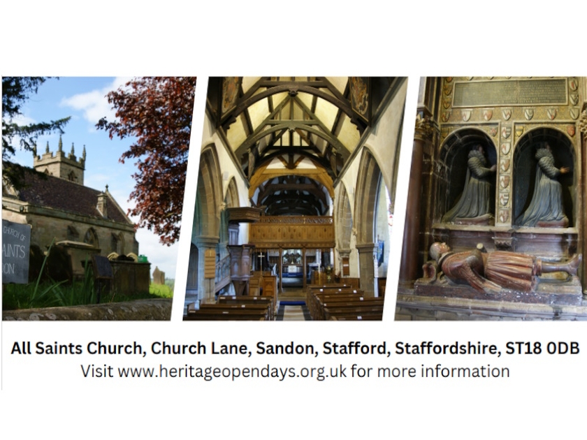 All Saints' Church, Sandon, securing its future heritage with new ...